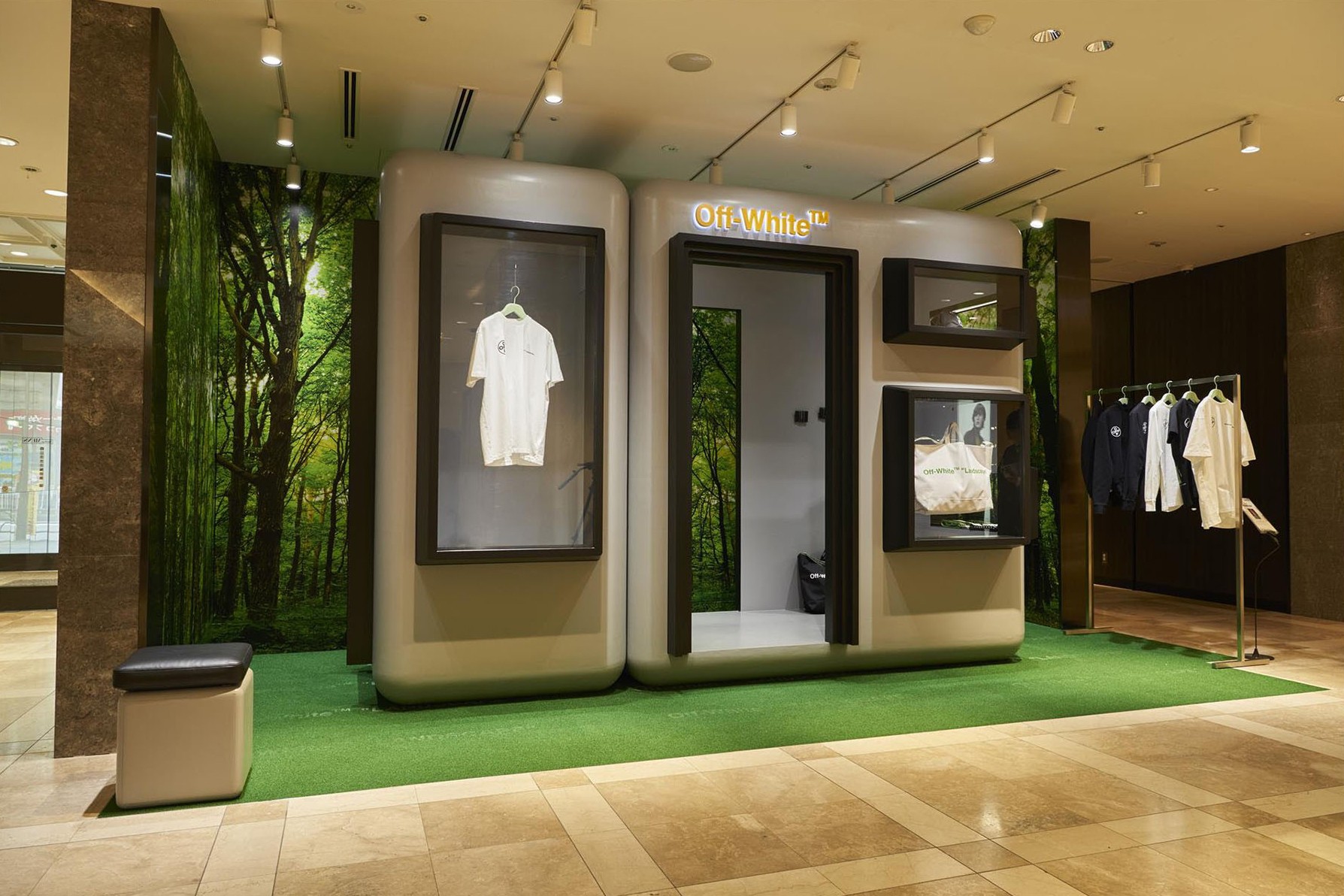 Off-white “LANDSCAPE” Pop-Up at men’s department store in Tokyo ...