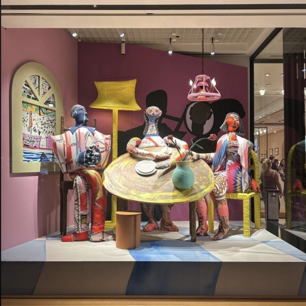 Hermès Collaboration with Tschabalala Self for Spring Windows – WindowsWear