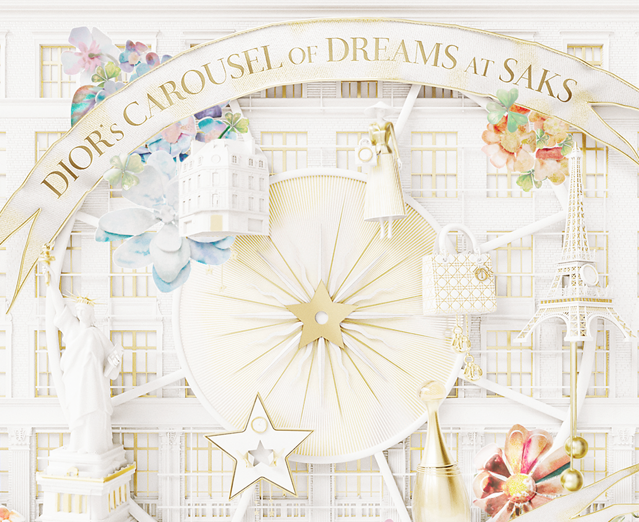 Saks and Dior Team for Holiday Extravaganza Creating Dior’s Carousel of ...
