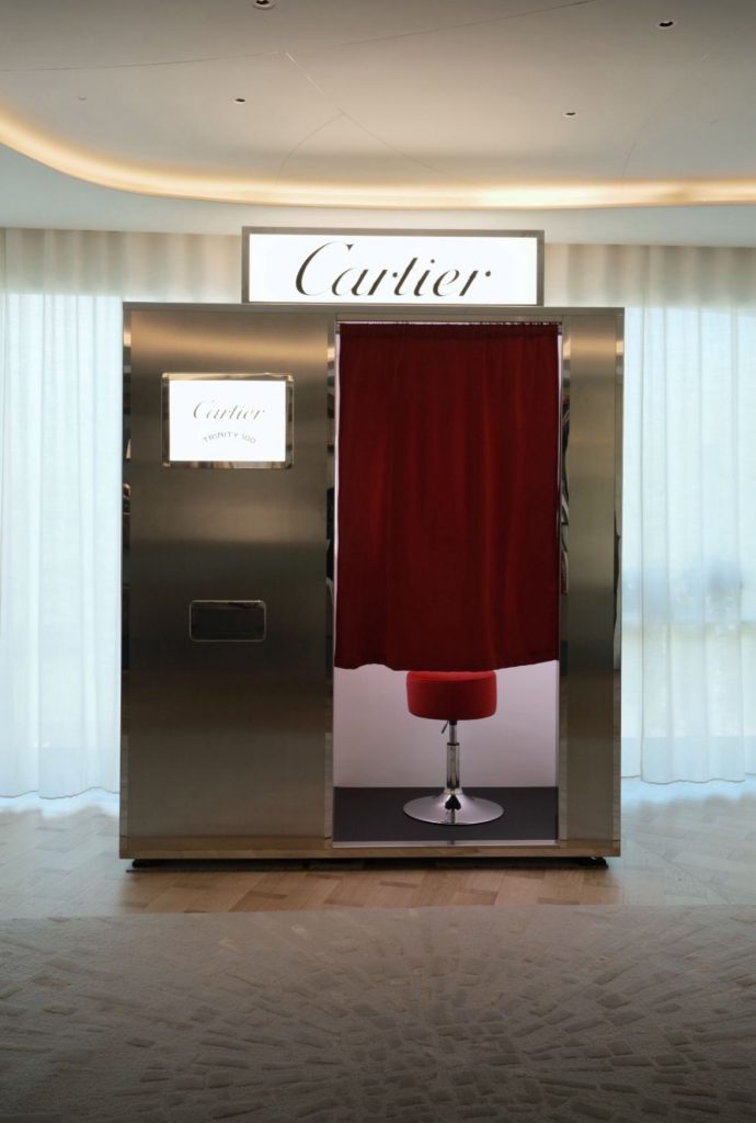 Cartier’s Photo Booth Installation Celebrating Trinity 100 – WindowsWear