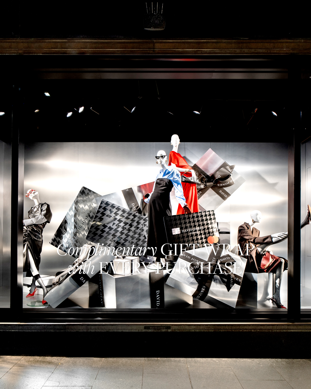 David Jones Showcases Credit Card Benefits with Stunning Window ...