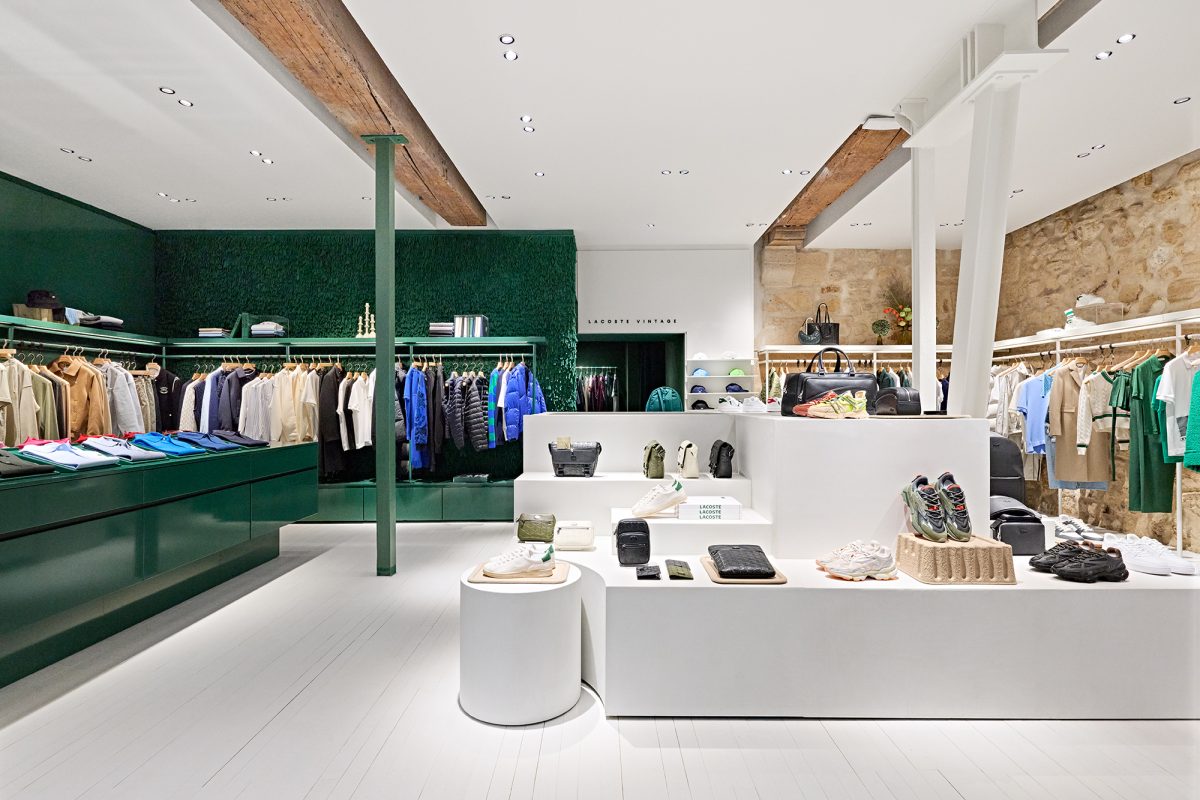 Lacoste Reopens The Doors of Its Marais Boutique with An All-New Design ...