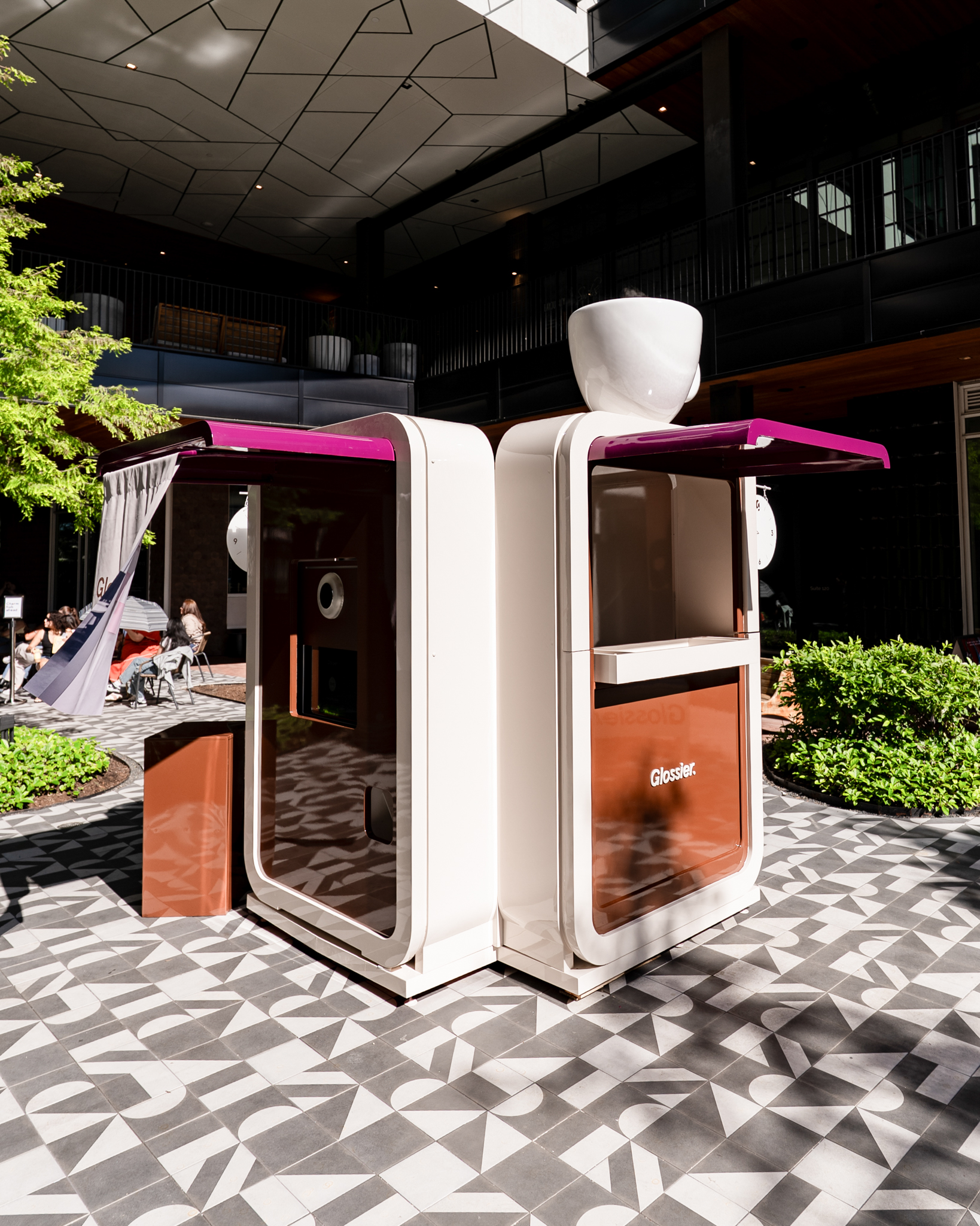 Glossier Hits the Road in Houston with Espresso-Inspired Photo Booth ...